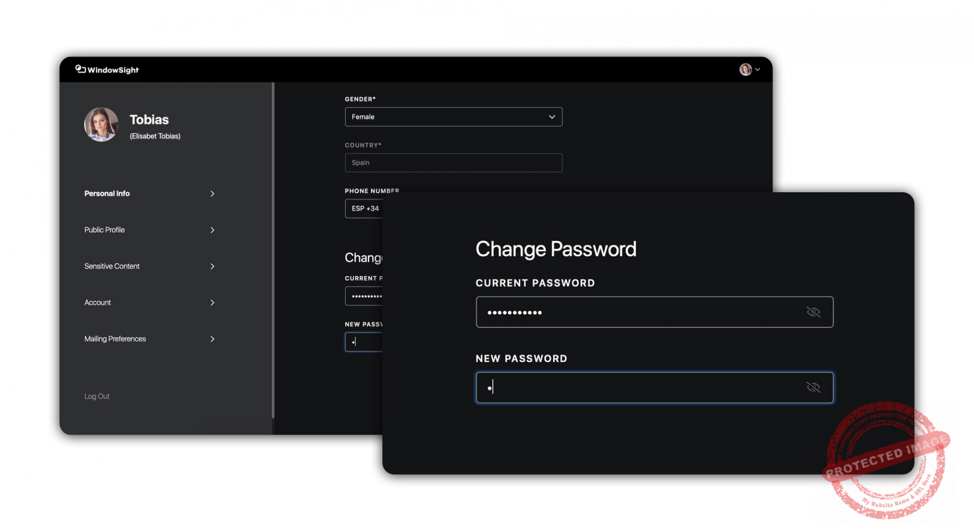 Change password - WindowSight | Art & Photography for TVs