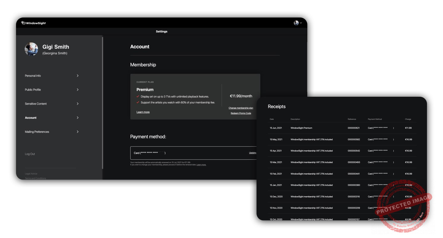 How to check your membership details - WindowSight