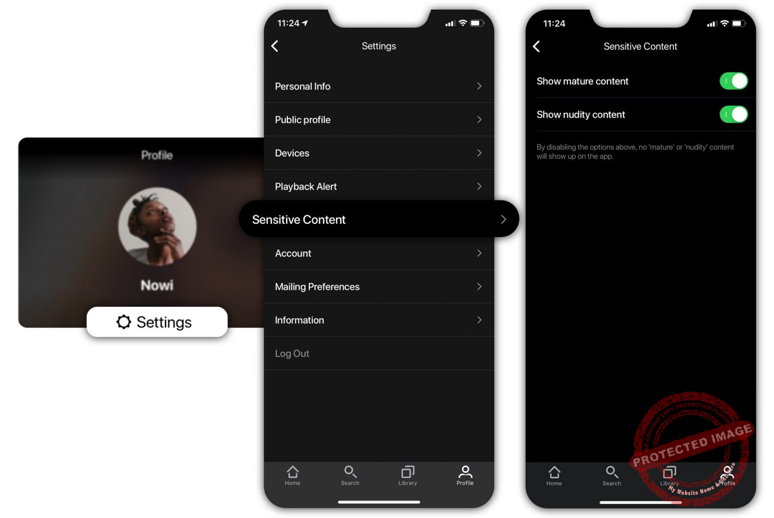 Sensitive Content - WindowSight
